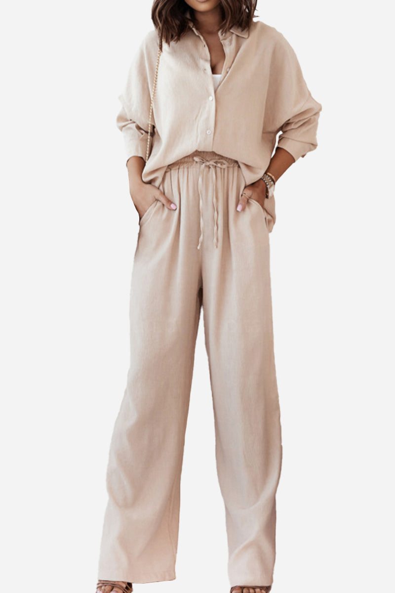Professional & Smart Two-Piece Set | Women's Linen Clothing– North