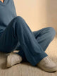 Plush & Preppy Camel Two-Piece Set | Women's Linen Clothing– North